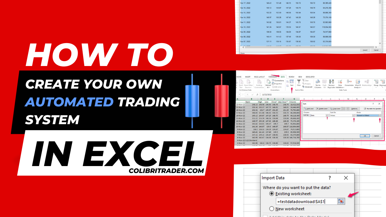 Create Your Own Automated Stock Trading System In Excel Create Your Own Automated Stock Trading System In Excel